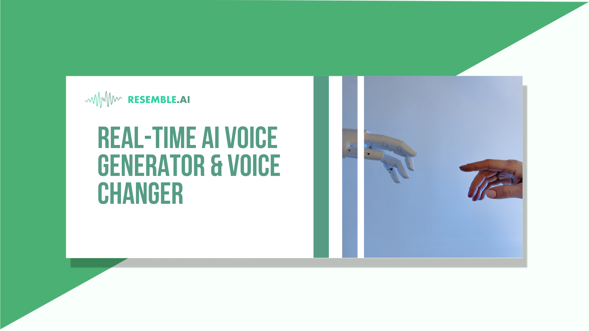 Real Time AI Voice Generator and Voice Changer