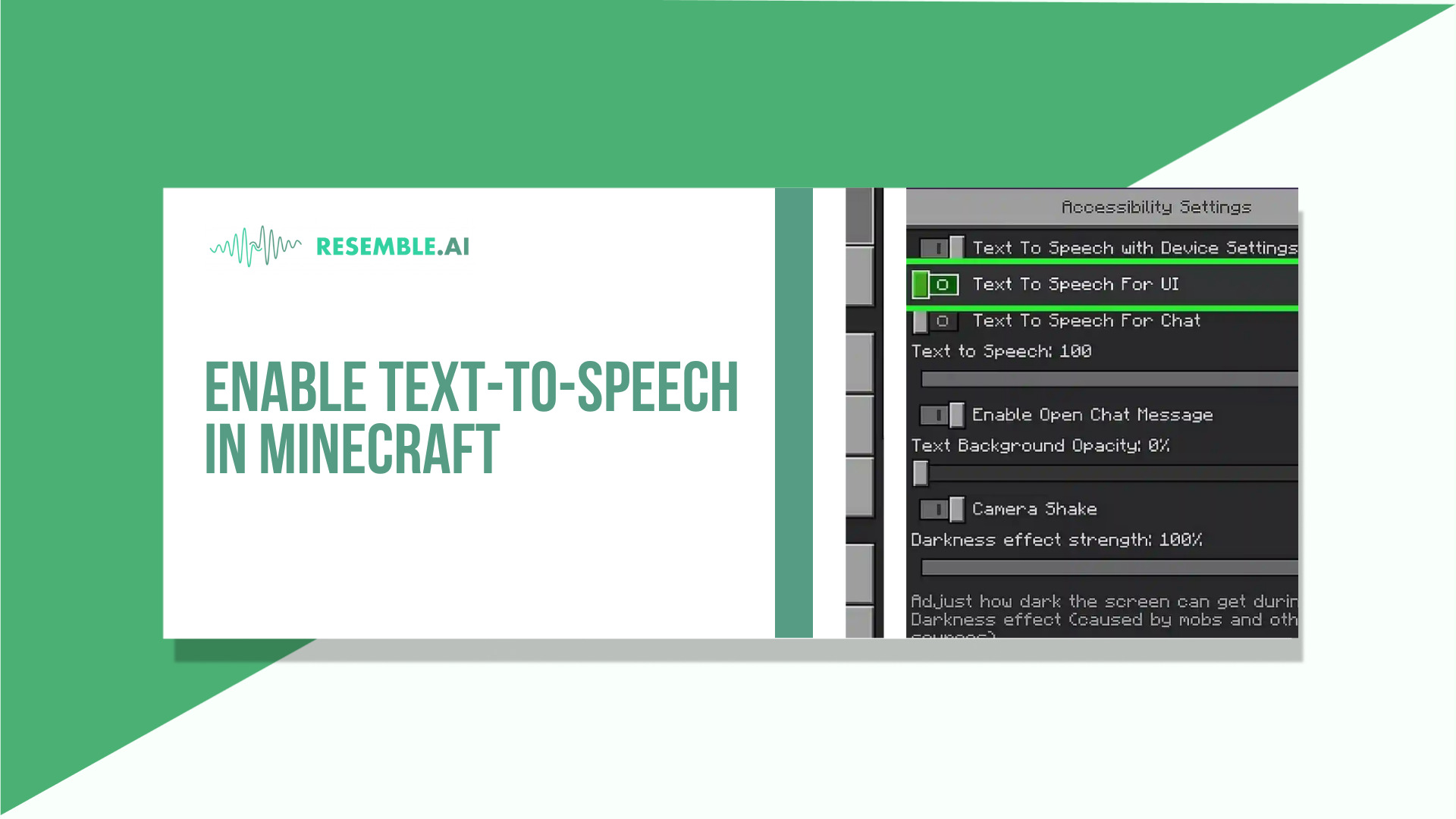 How to Enable Text-to-Speech in Minecraft